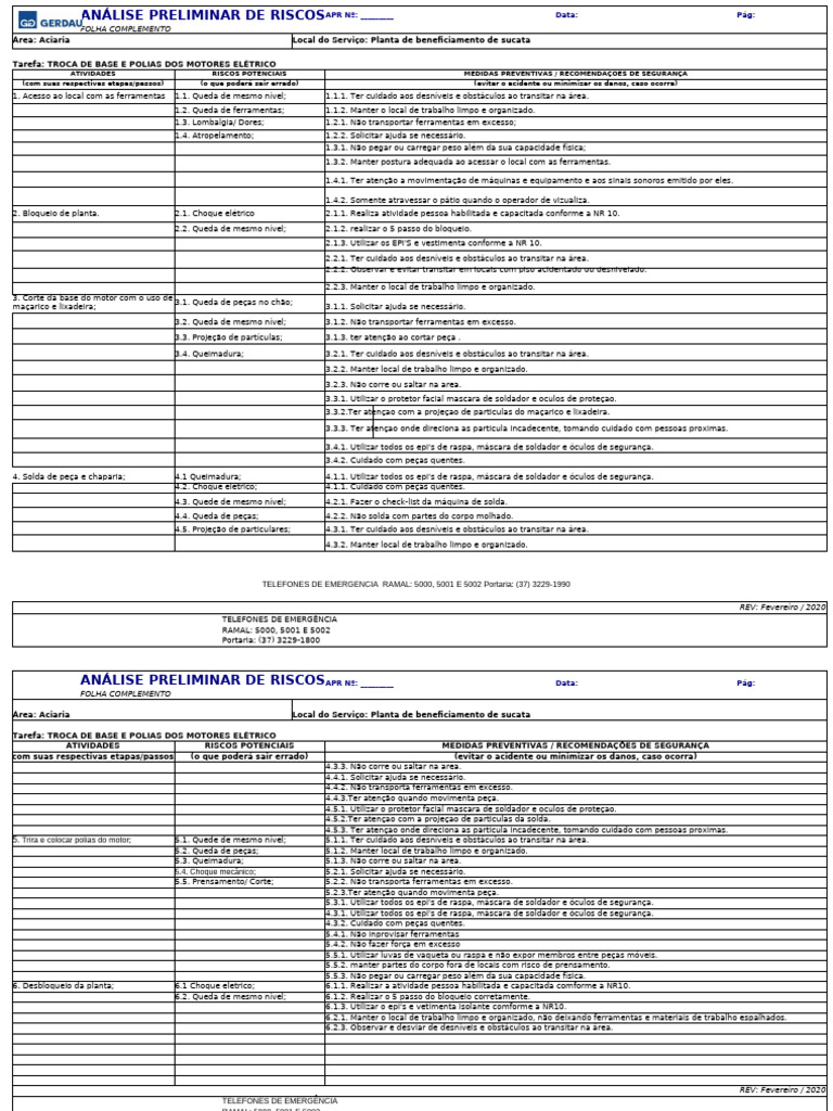 Troca de Base e Polias Dos Motores Elétrico | PDF