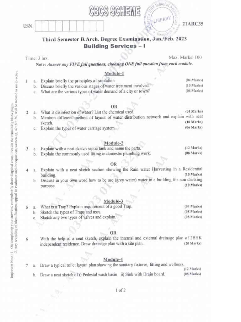 Question Paper 1 | PDF
