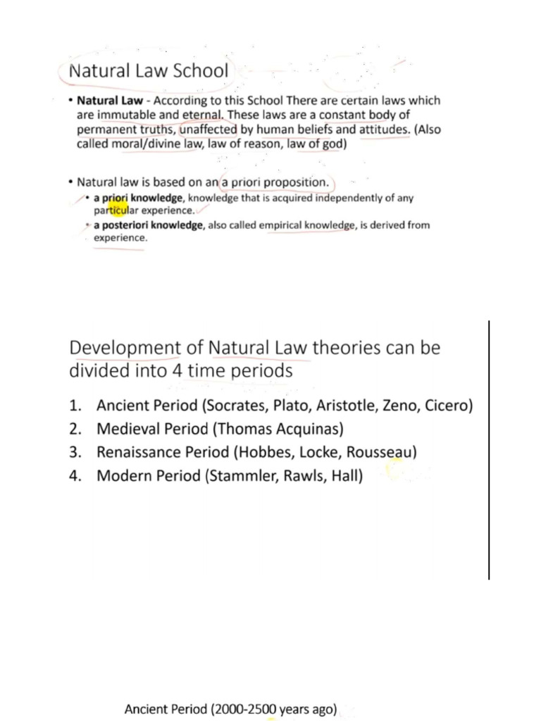 Natural Law School | PDF