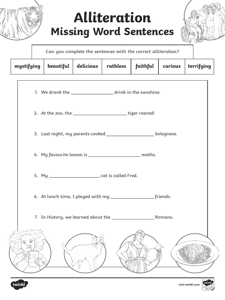 T e 1705490345 Alliteration Missing Word Sentences Worksheet - Ver - 1 ...