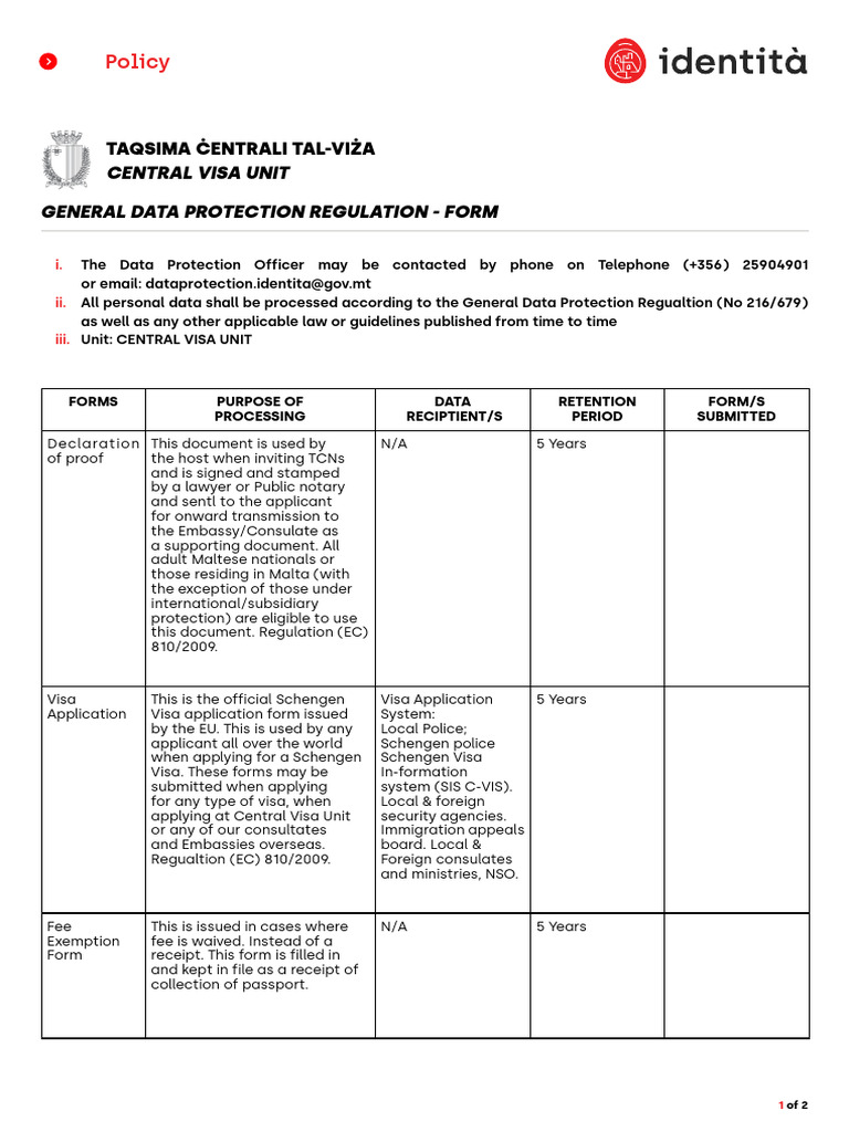 gdpr-v2 | PDF | Travel Visa | International Law