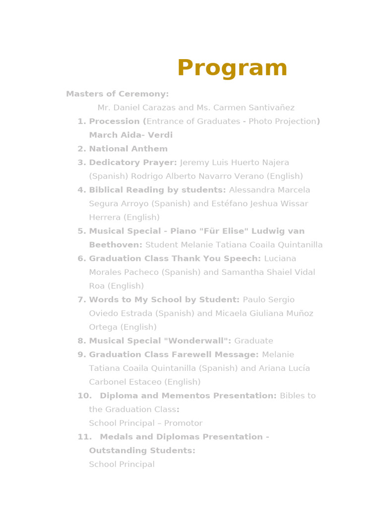 02 Prom Program 2023 (1) | PDF