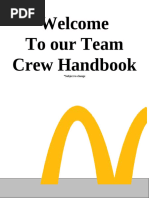 KFC BOH Training Material Overview | PDF | Hand Washing | Water