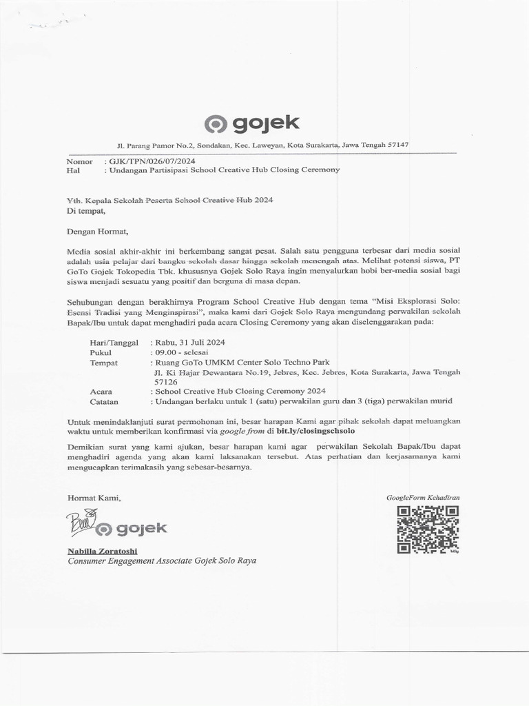 School Creative Hub Gojek | PDF