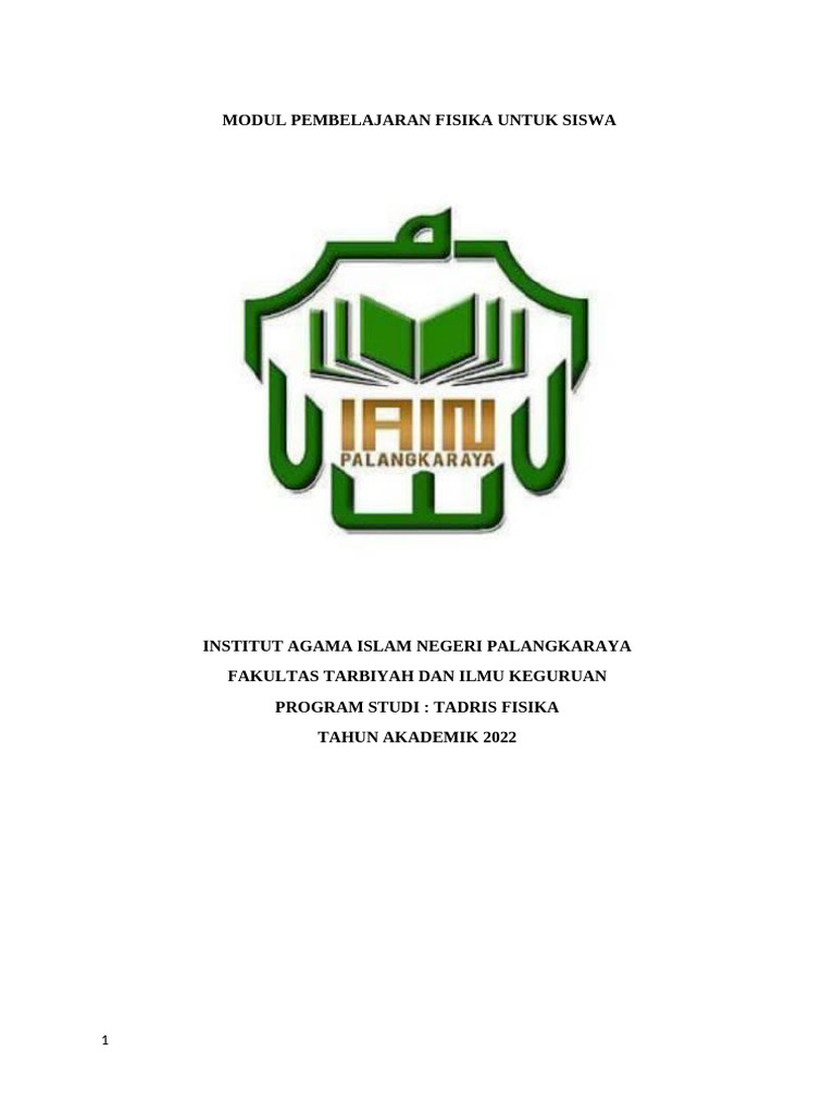 Modul Fisika untuk Mahasiswa | PDF
