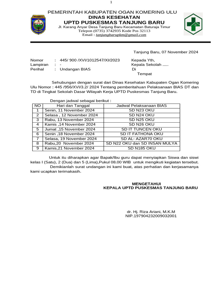 SURAT UNDANGAN BIAS DT 2024 (3)(1) | PDF