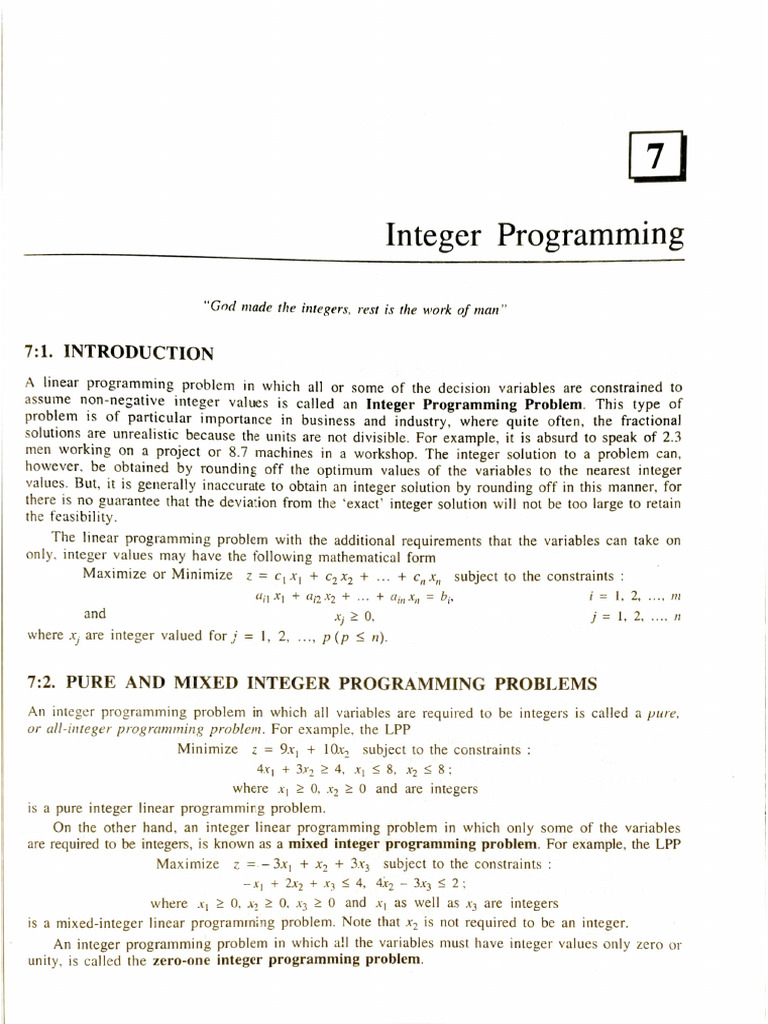 Operation Research | PDF