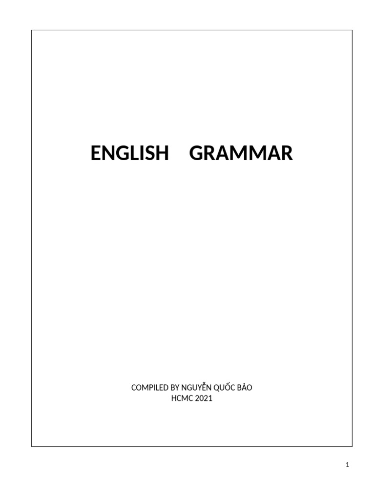 English Grammar | PDF
