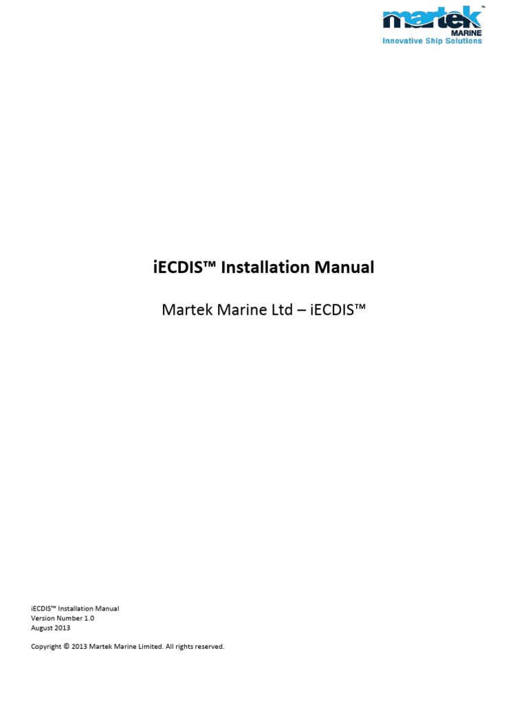 iECDIS Installation Manual | PDF | Usb Flash Drive | Booting