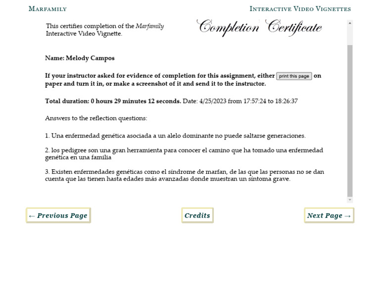 Interactive Video Vignettes | PDF