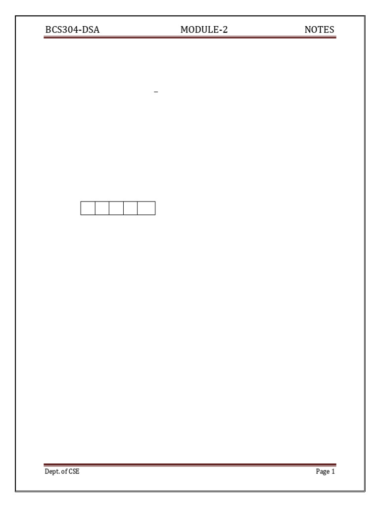 Dsa Module 2 Notes | PDF | Queue (Abstract Data Type) | Computer ... Dsa Module 2 Notes | PDF | Queue (Abstract Data Type) | Computer ...