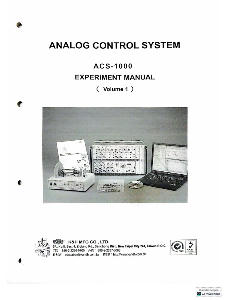 Analog Control System ACS - 1000 | PDF