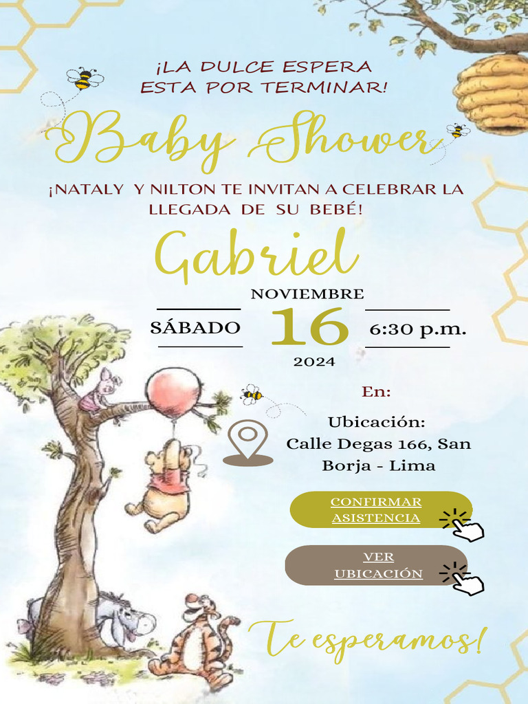 Invitación Baby Shower Gabriel? - 20241028 - 122131 - 0000 | PDF