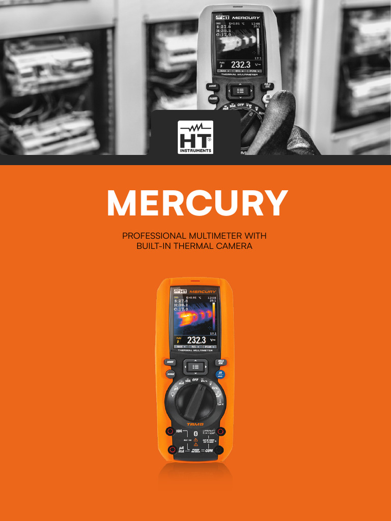 Brochure Mercury Thermal Multimeter | PDF | Infrared | Electrical ...