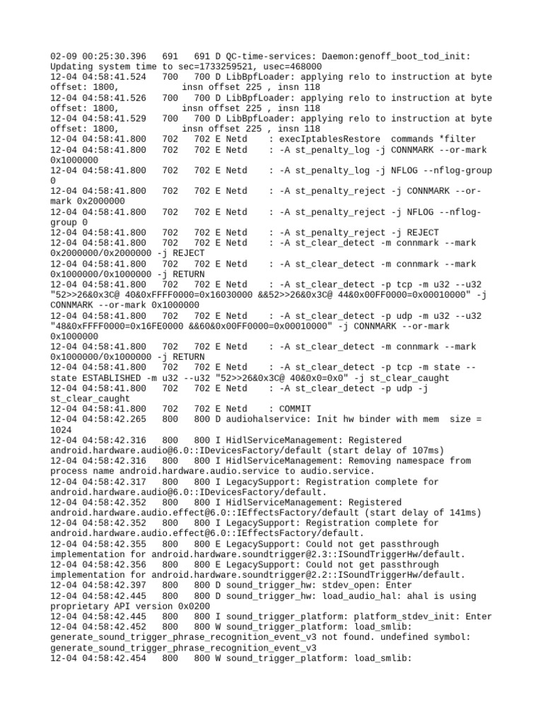 Log | PDF | Computer Programming | Computer Data