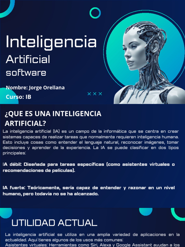 Inteligencia Artificial Sow | PDF | Inteligencia artificial | Inteligencia (IA) y semántica