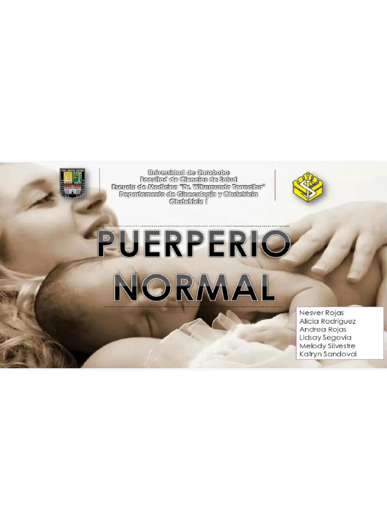 PUERPERIO NORMAL | PDF