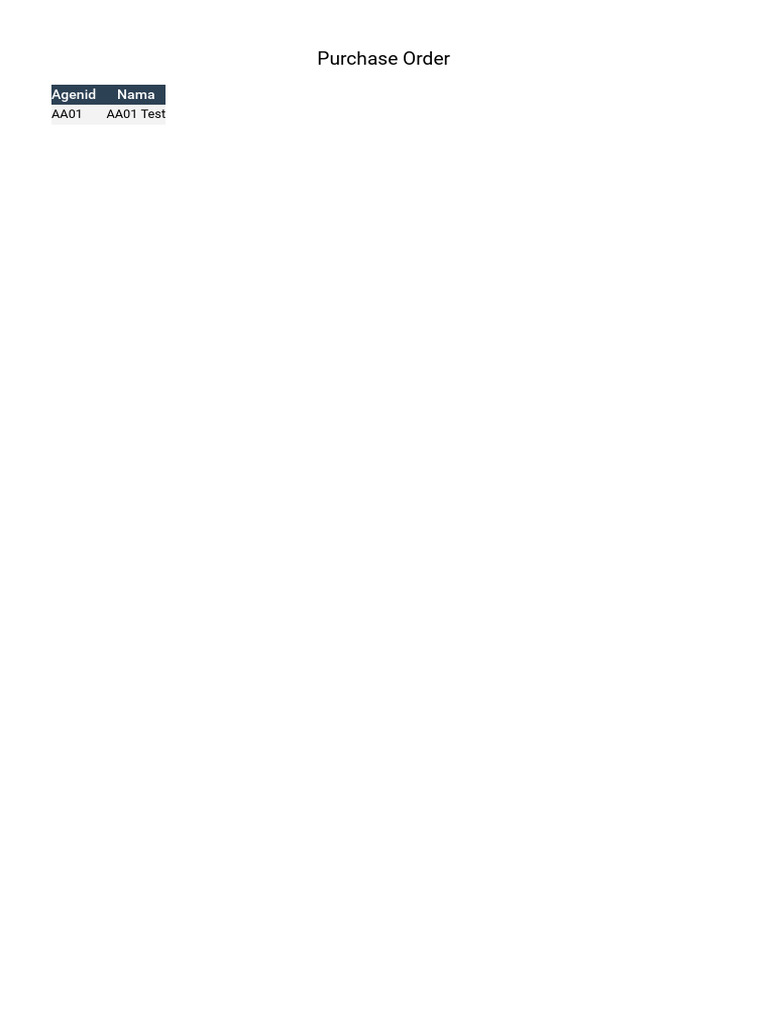 Purchase Order | PDF