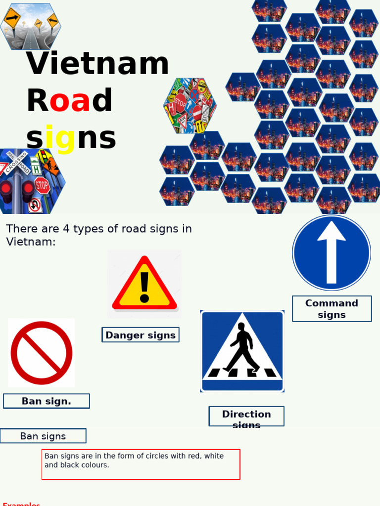 Vietnam Road Traffic Signs Overview | PDF