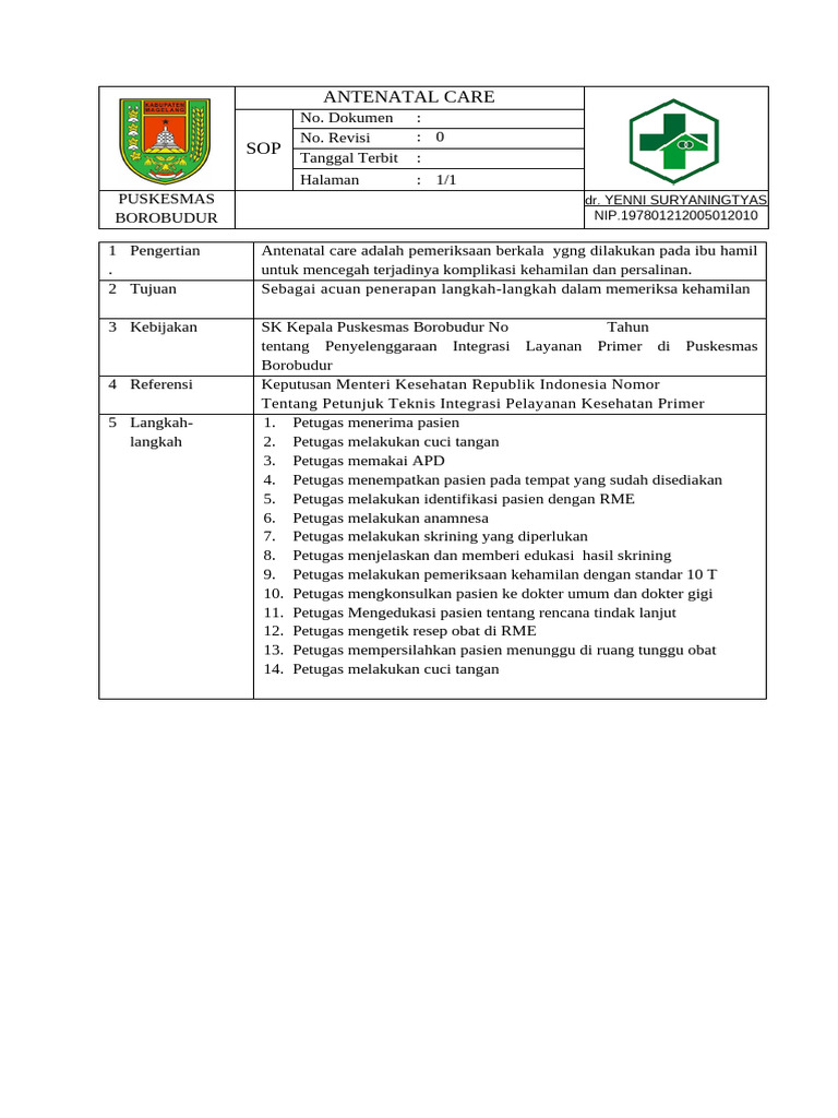Sop Anc Ilp | PDF