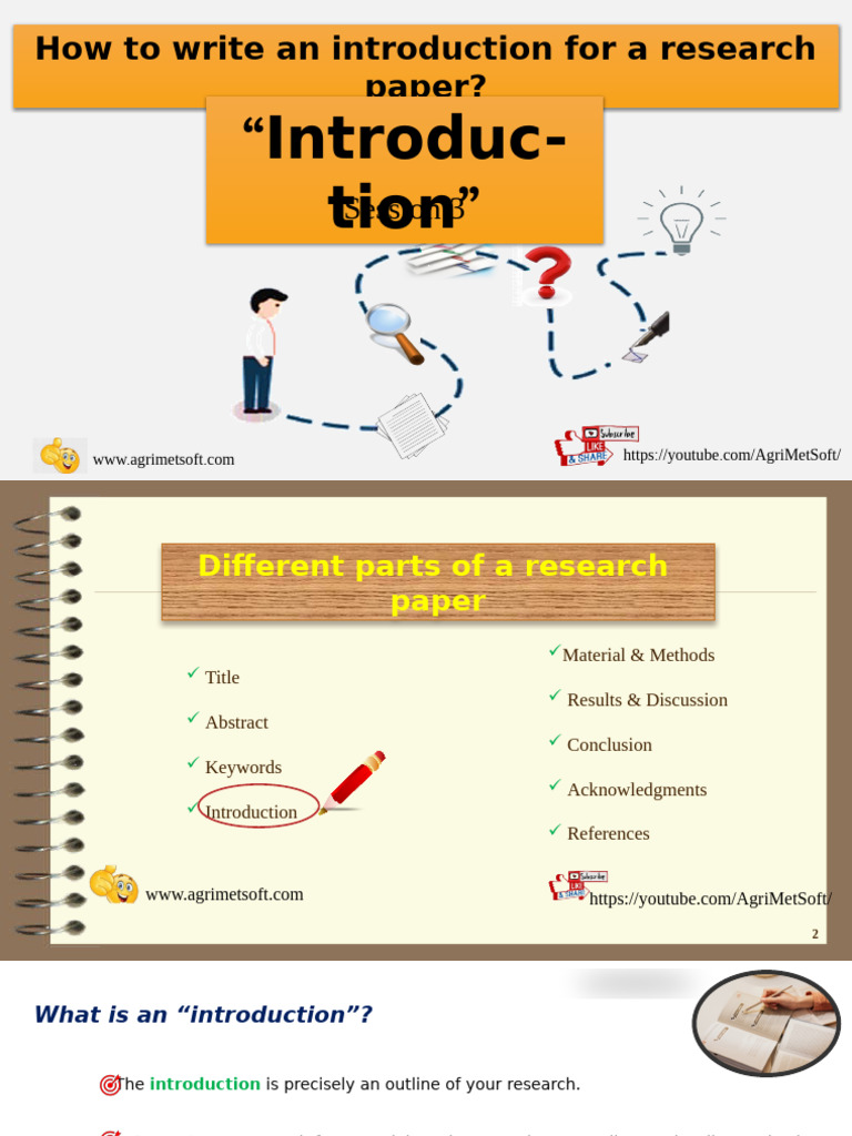 How to Write an Introduction for a Research Paper | PDF
