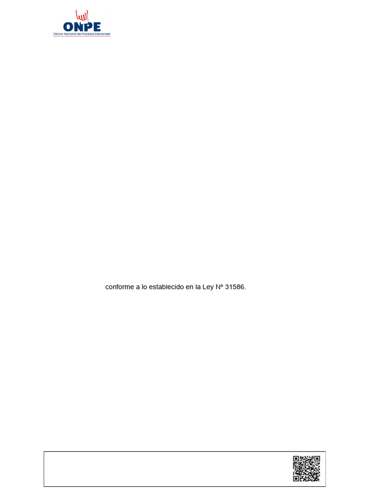 Tacha a Candidato en Elección ONPE 2024 | PDF | Elecciones | Gobierno