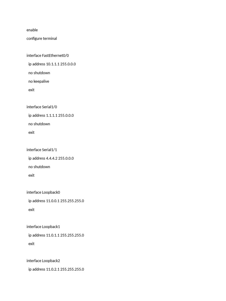 Gns3 Default Configuration | PDF