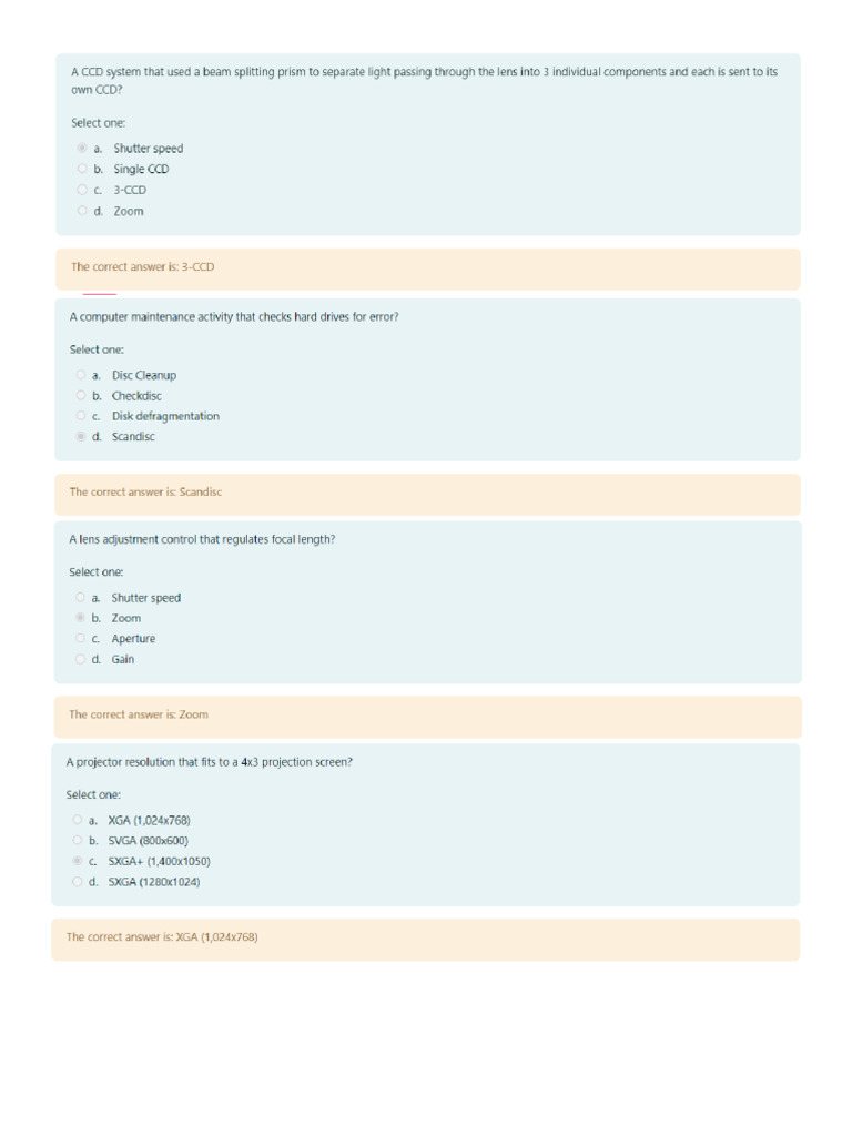 Pre-Test-Answer Key | PDF
