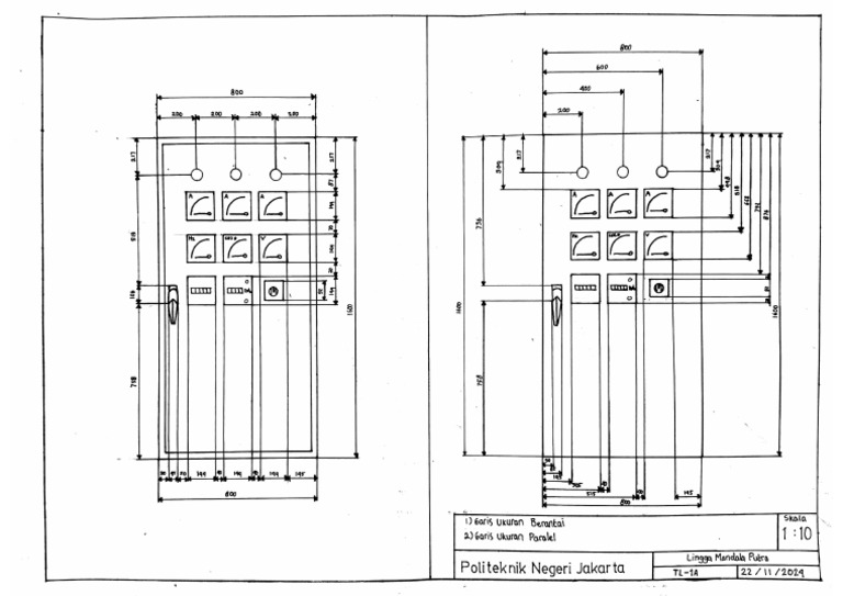 Pendimensian Lingga Mandala Putra Tl1a | PDF