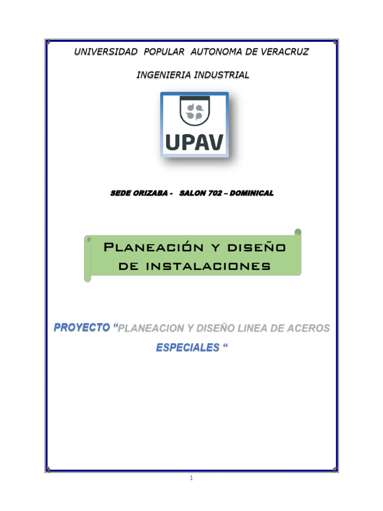 Proyecto Jose Santiago Vazquez-Planeacion y diseño inst (1) | PDF | Agua | Laminado (metalmecánica)