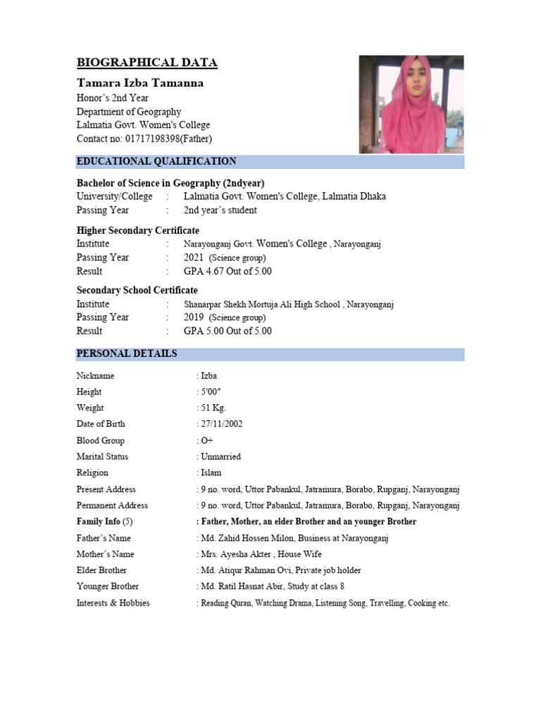 Tamanna Biography | PDF