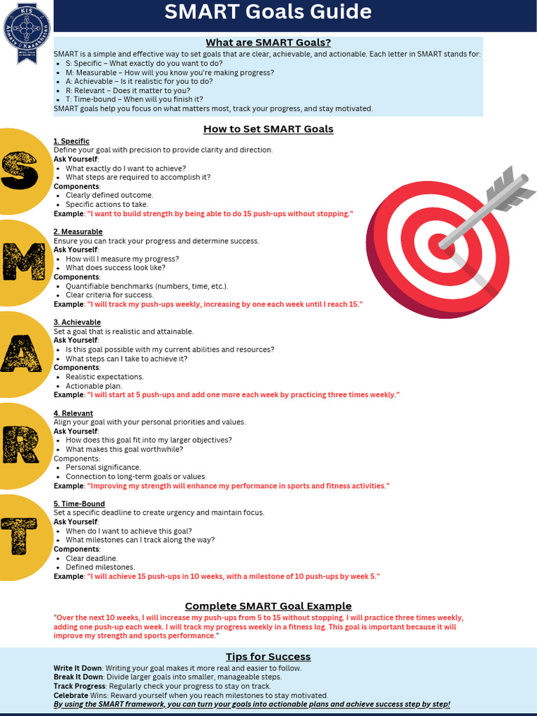 SMART_Goals_Guide__3_ | PDF | Goal | Organizational Behavior SMART_Goals_Guide__3_ | PDF | Goal | Organizational Behavior