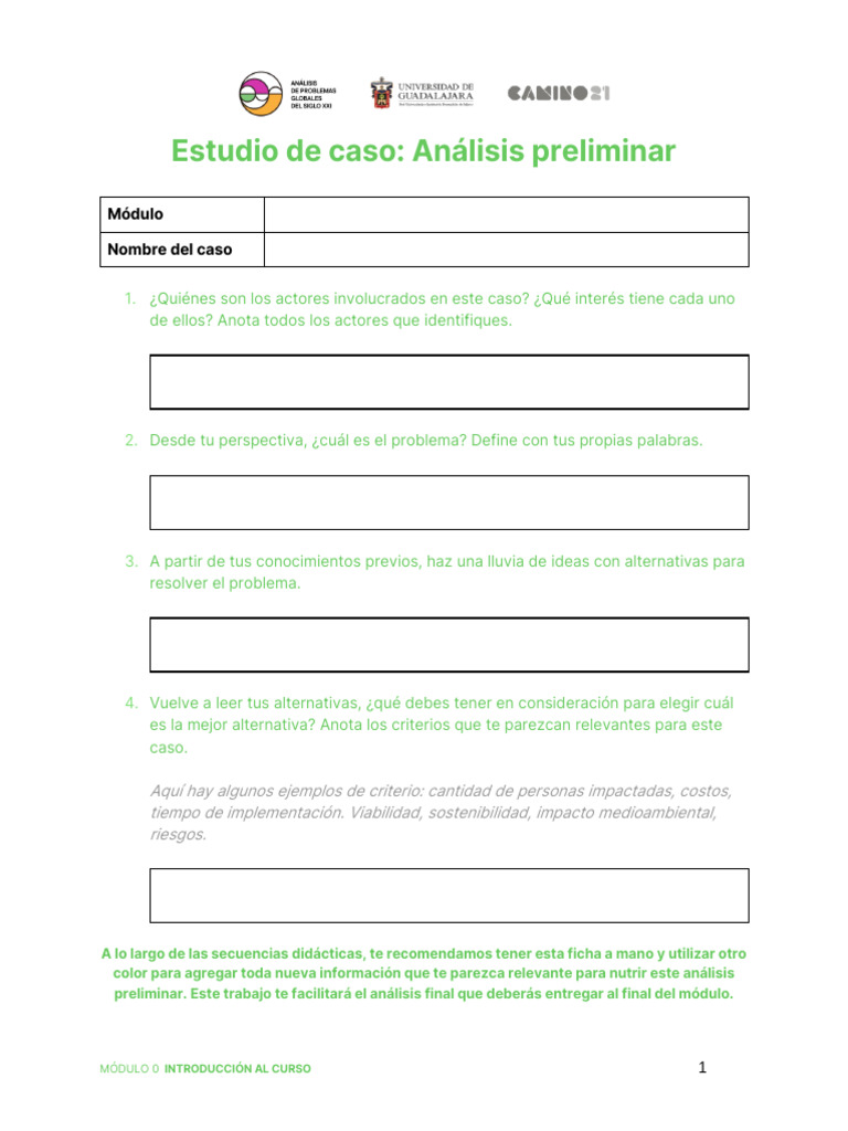 Estudio de Caso - AnÃ¡lisis Preliminar | PDF