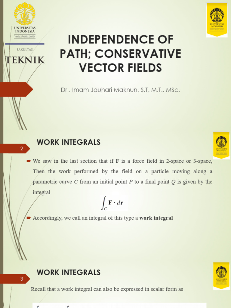 Conservative Vector Fields | PDF | Integral | Force