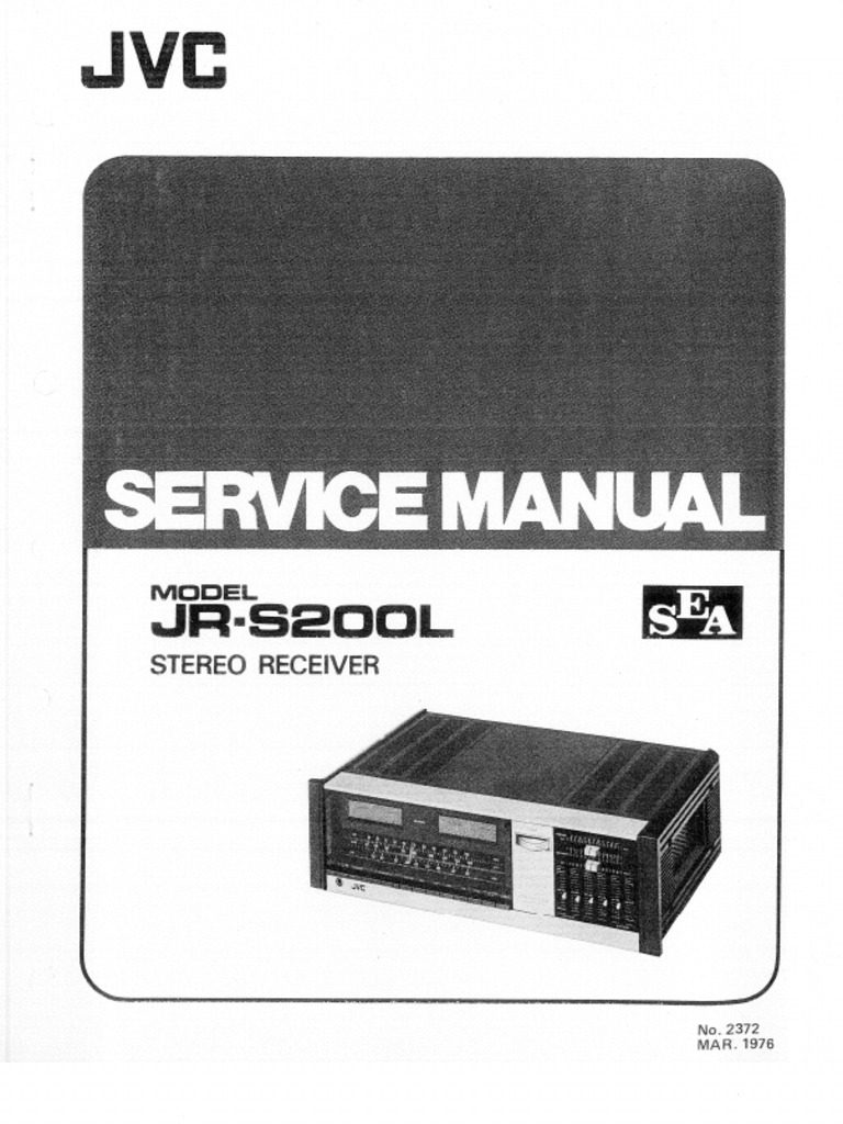 Hfe JVC Jr-s200l Service | PDF