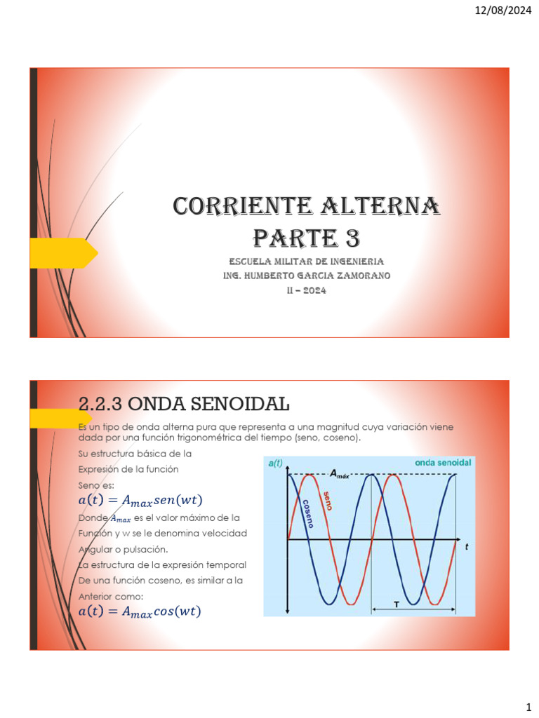 Generación y Análisis de Ondas Senoidales | PDF | Red eléctrica | Inductor