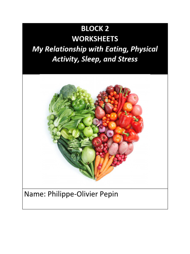Canada Food Guide Worksheet Analysis | PDF | Foods | Lunch