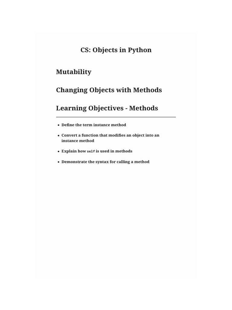 02 - 01 - Changing-Objects-With-Methods-Lesson-Notes-Optional-Download ...