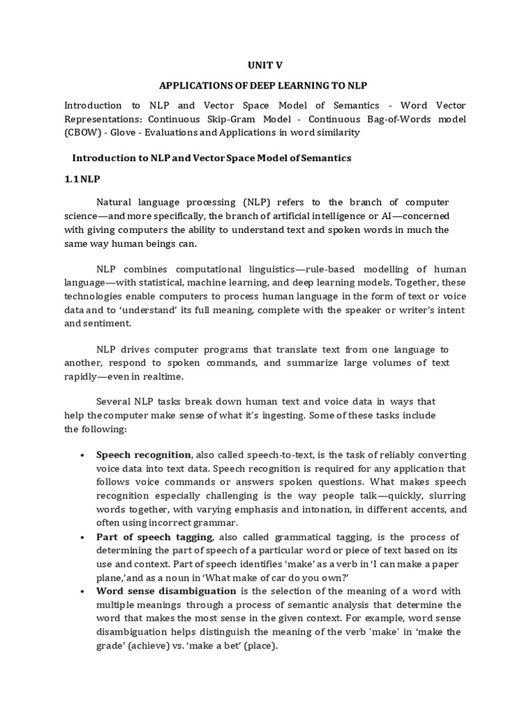 UNIT_5_DL | PDF | Applied Mathematics | Cognition