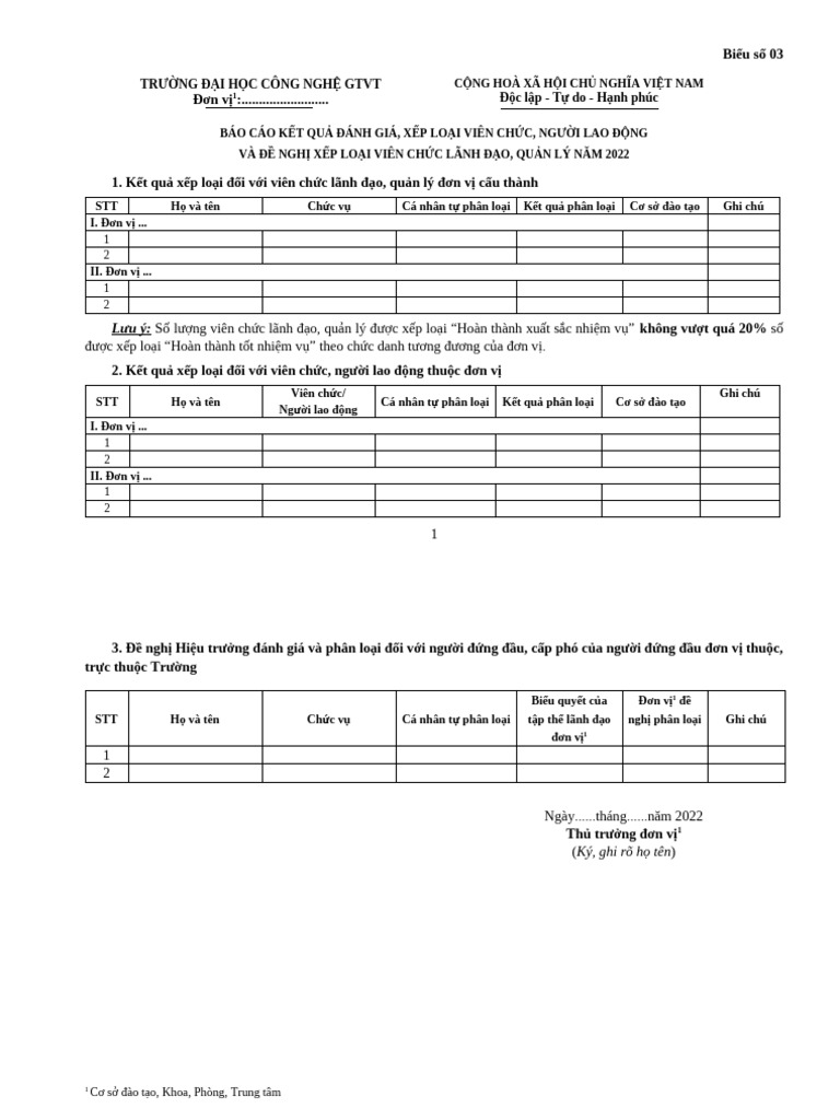 f1bb7 Bieu So 3 Bao Cao Ket Qua Phan Loai Ve de Nghi Phan Loai | PDF