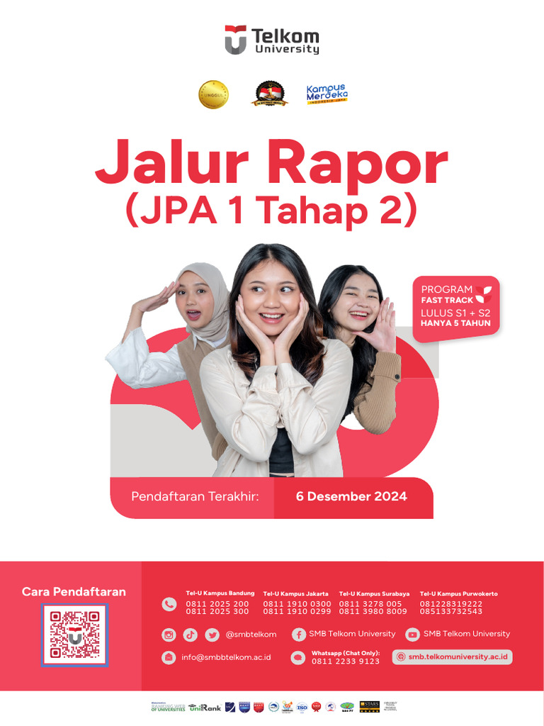 Pendaftaran SMB Telkom University 2024 | PDF
