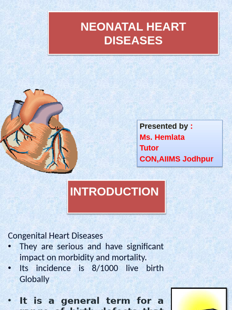 Newborn Heart DISEASE | PDF | Congenital Heart Defect | Heart
