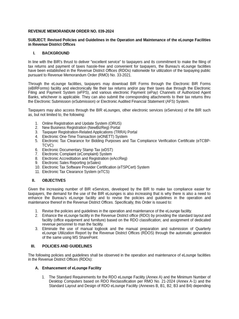 Revised eLounge Policies for Tax Services | PDF | Internet | Taxes