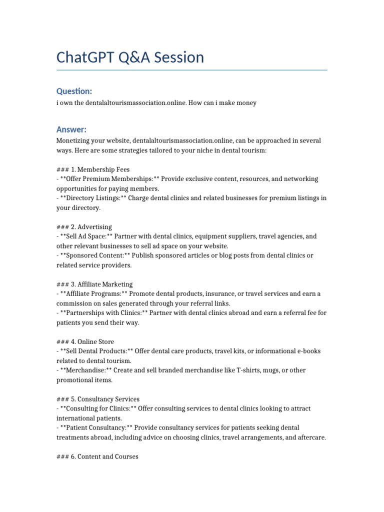 ChatGPT_QA_Session | PDF | Marketing | Service Industries ChatGPT_QA_Session | PDF | Marketing | Service Industries