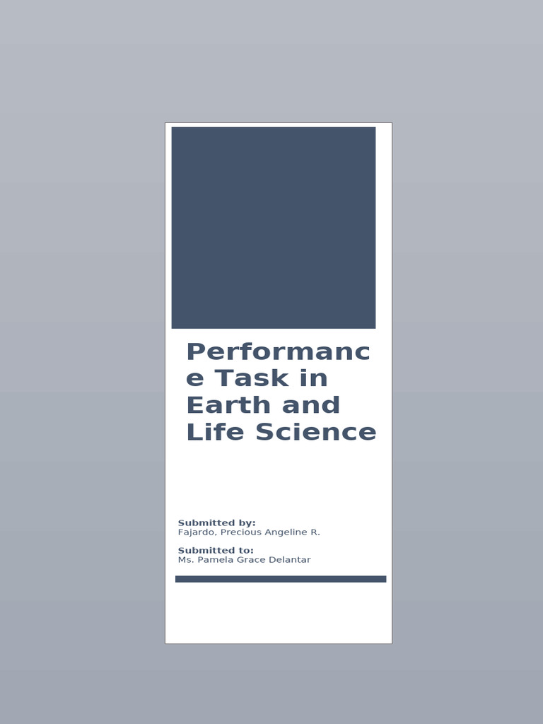 Reflection on Earth's Science and Systems | PDF | Earth | Earth Sciences