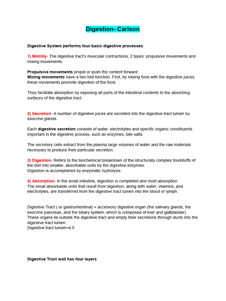 Digestion Integumentary Urinary | PDF | Human Digestive System | Skin