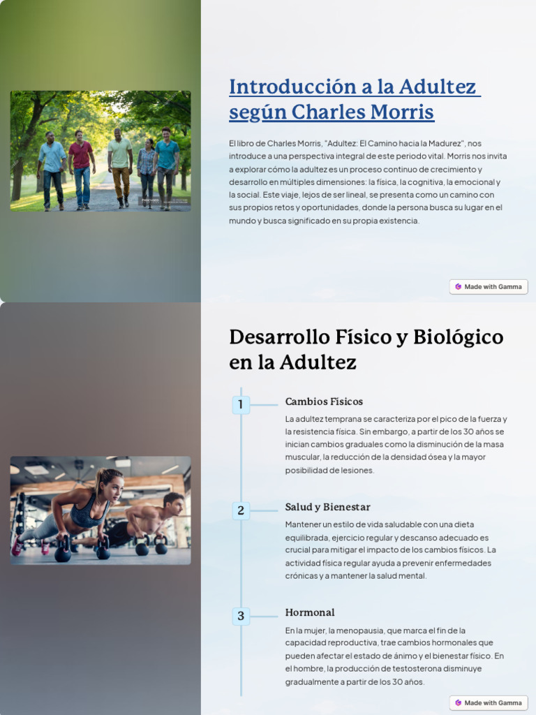 Introduccion A La Adultez Segun Charles Morris | PDF | Adultos | Las ...