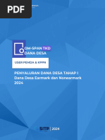 Petunjuk Manual OMSPAN TKD Dana Desa PDF | PDF