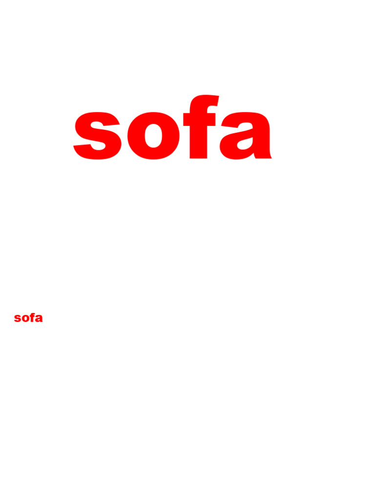 Set 4 - Furniture Printables | PDF