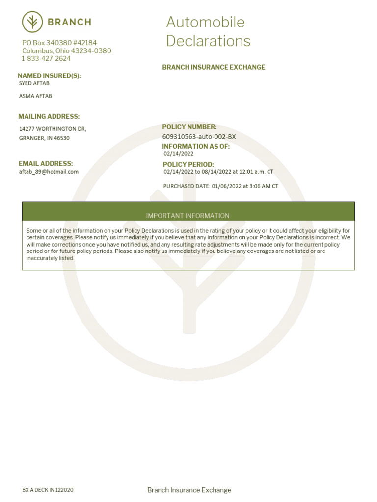 AFTAB | PDF | Insurance | Financial Services